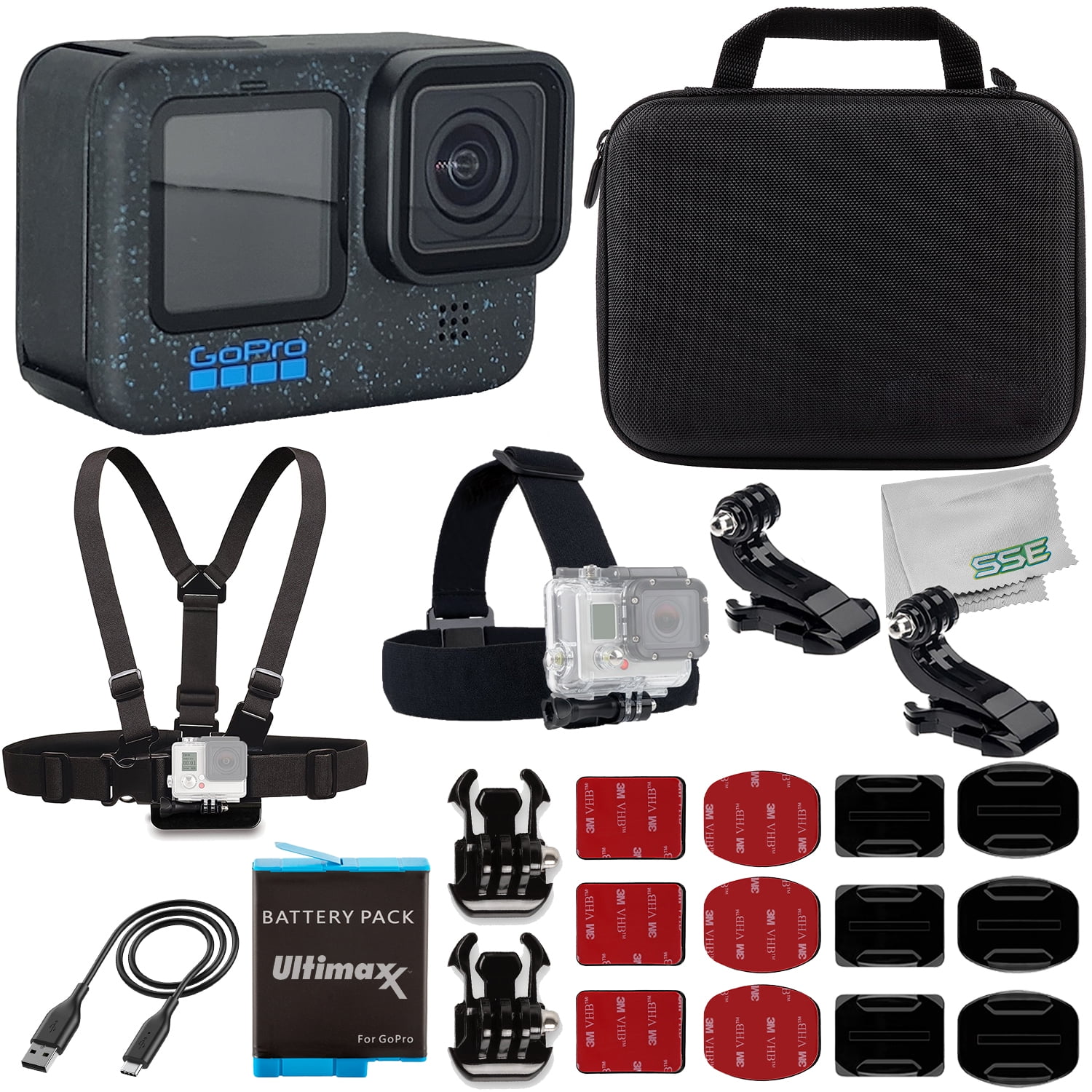 Ultimaxx Starter GoPro Hero 12 Bundle - Includes: 1x Replacement ...