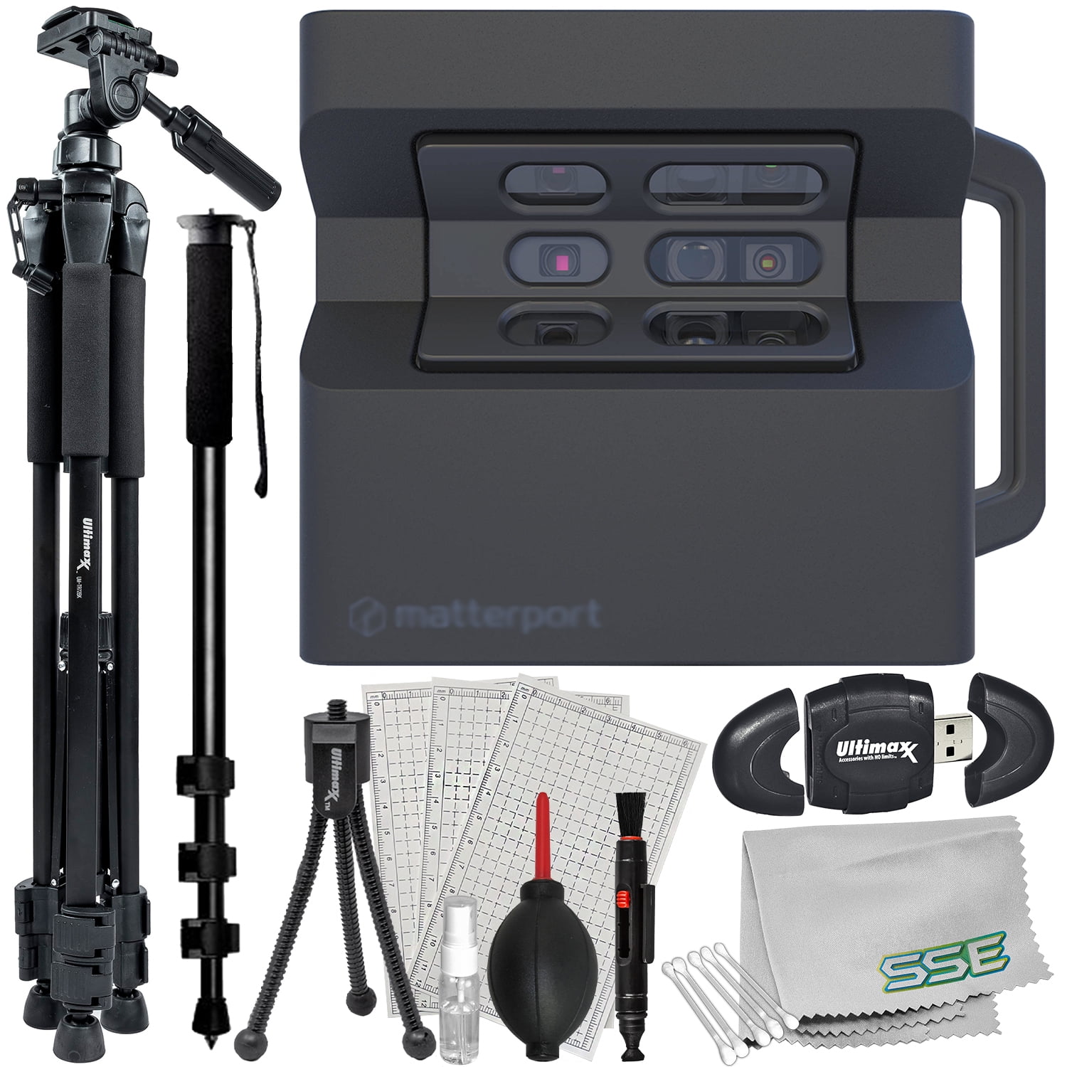 Ultimaxx Starter Matterport Pro2 Professional 3D Camera Bundle ...