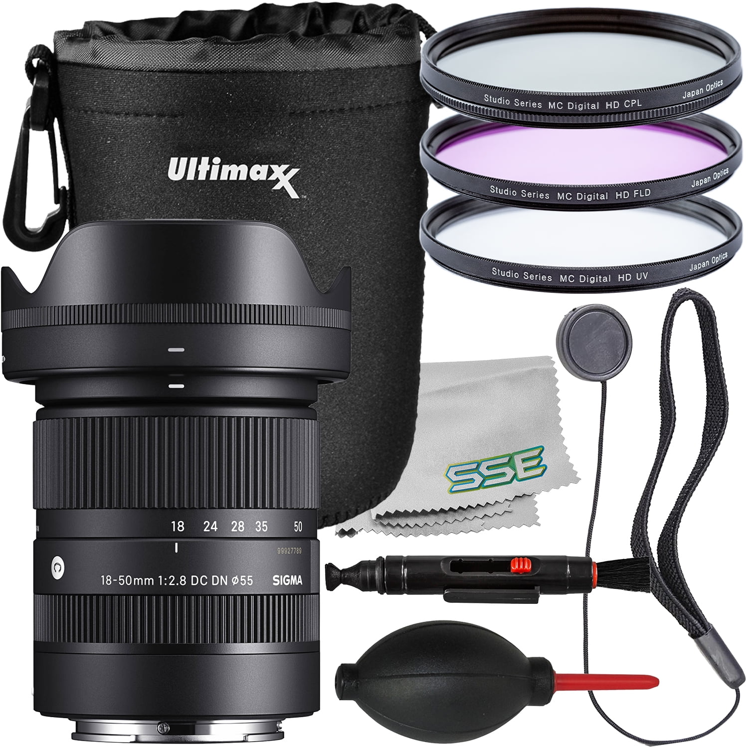 Ultimaxx Starter Sigma 18-50mm f/2.8 Lens Bundle (for FUJIFILM X ...