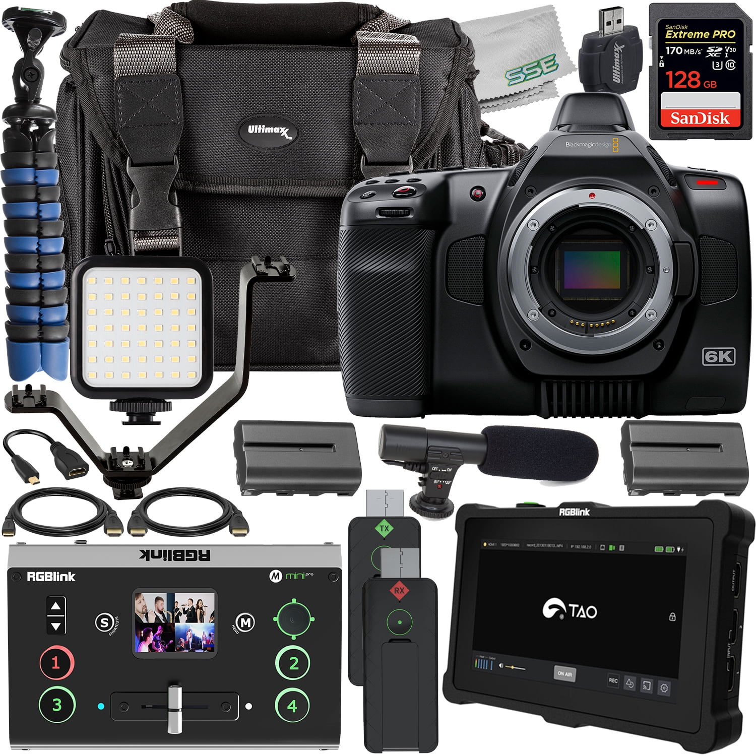 Ultimaxx Streaming/Vlogging Complete Bundle + RGBlink Mini Pro, Tao ...