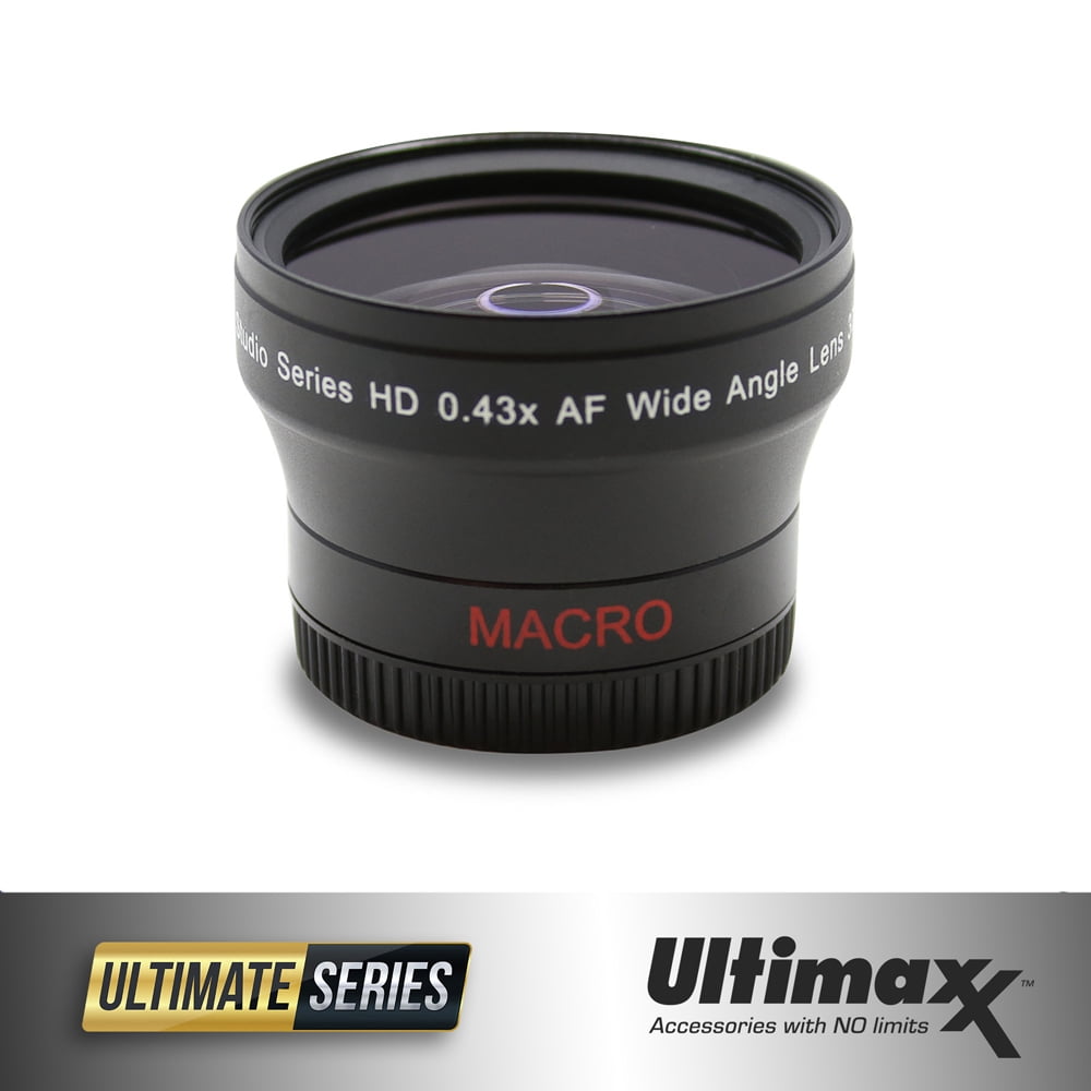 Ultimaxx Wide Angle Camera Lens with Macro for Canon, Nikon, and Sony ...