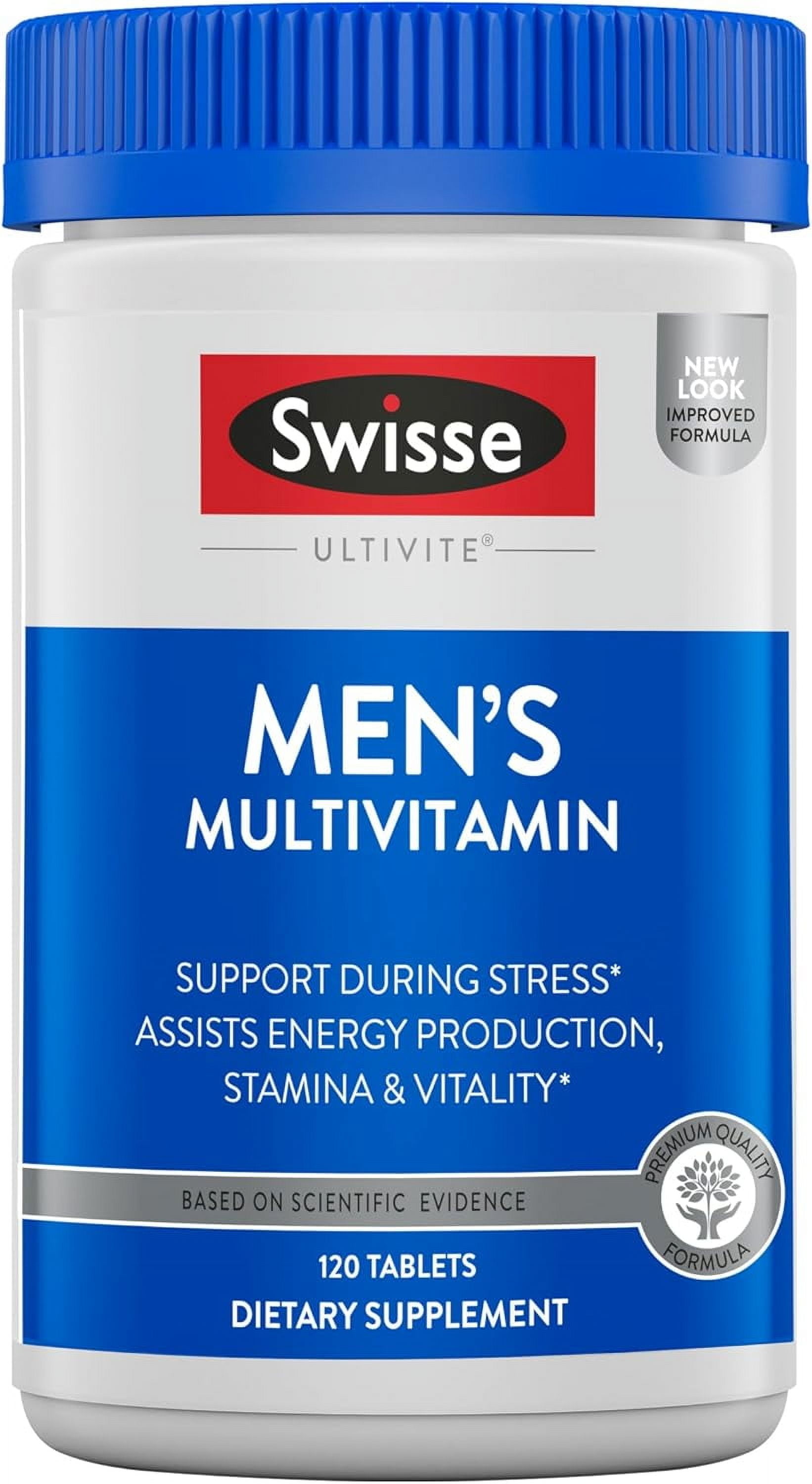 Ultivite Men's Multivitamin, 120 Tablets, Swisse - Walmart.com