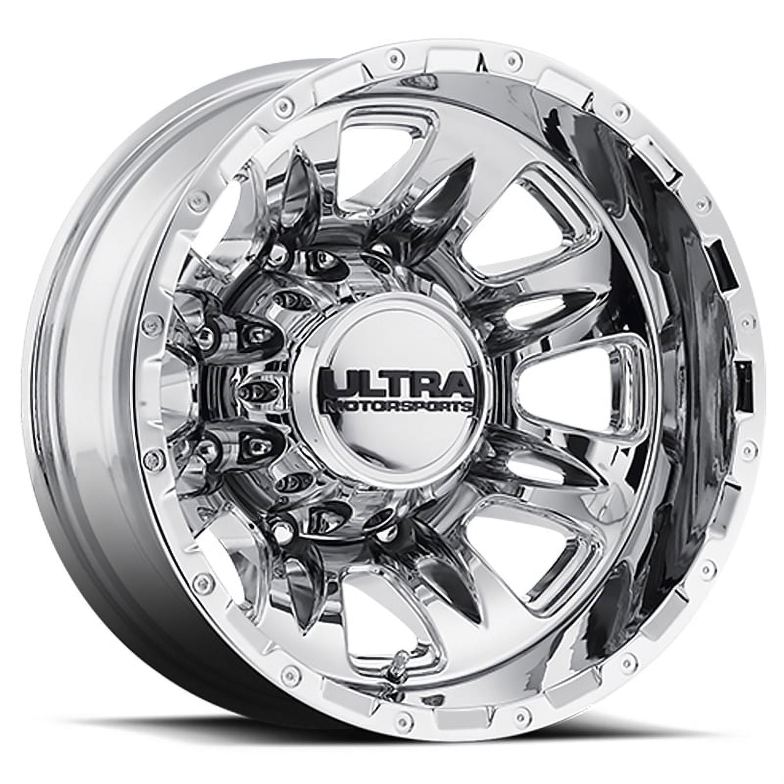 Ultra 049c Predator Dually 17x6 5 8x210 140et Chrome Plated Wheel