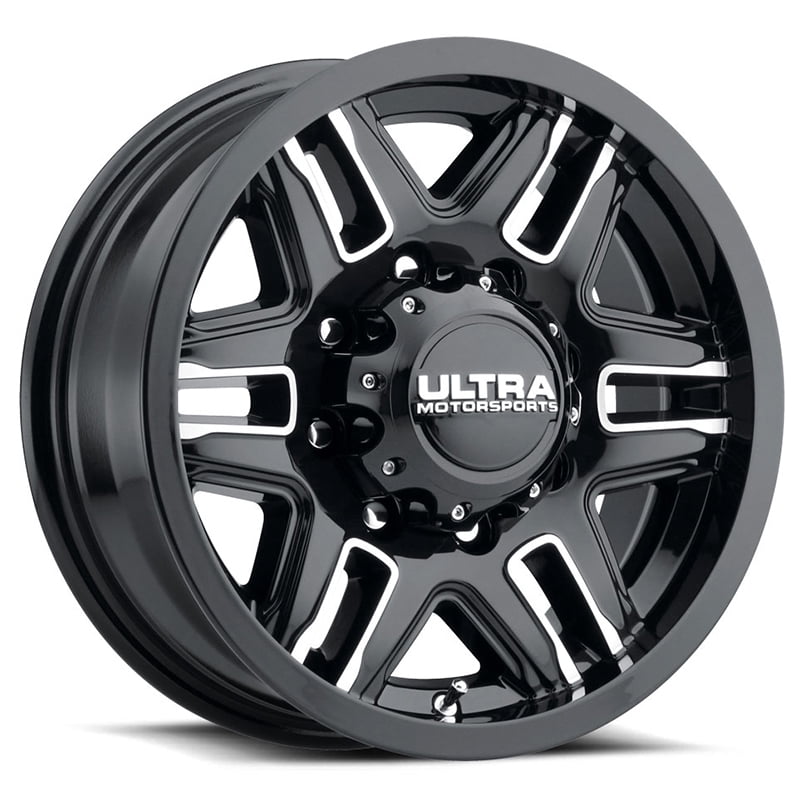 Ultra 153BK Armageddon Gloss Black Machined Wheel Rim, 18" x 9" 5 x ...