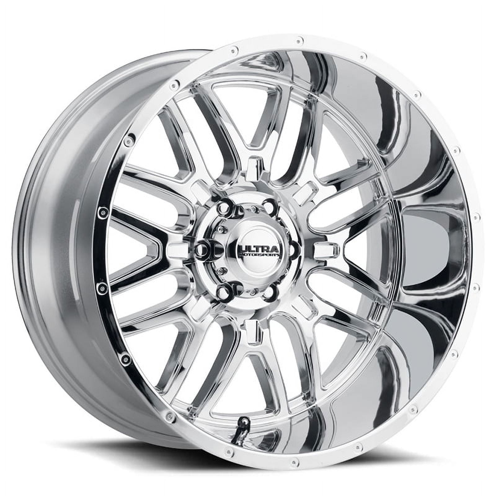 Ultra 203C Hunter Chrome Wheel Rim, 22" x 12" 8 x 180mm -44mm - Walmart.com