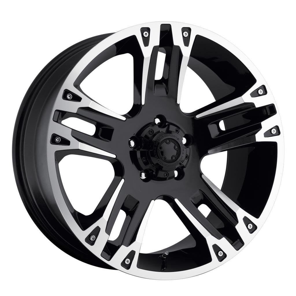 Ultra 235B Maverick 17x8 5x127 +10et Gloss Black Diamond Cut Clear Coat ...