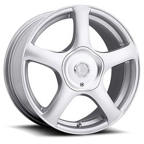 Ultra 402S Alpine Silver Wheel Rim, 17" x 8" 5 x 110mm 5 x 115mm +45mm ...