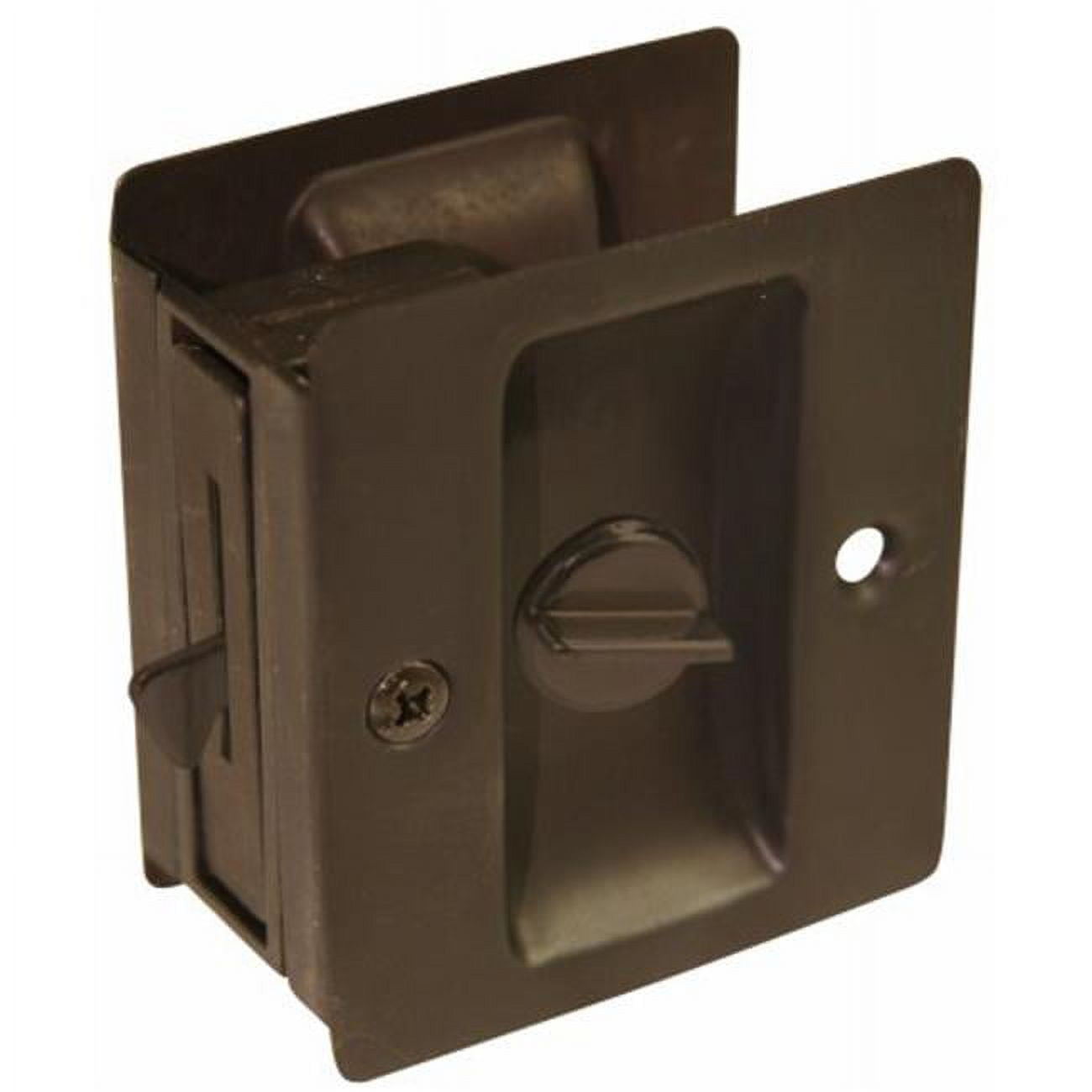 Ultra 49607 Oil Rubbed Bronze Privacy Pocket Door Lock - Walmart.com