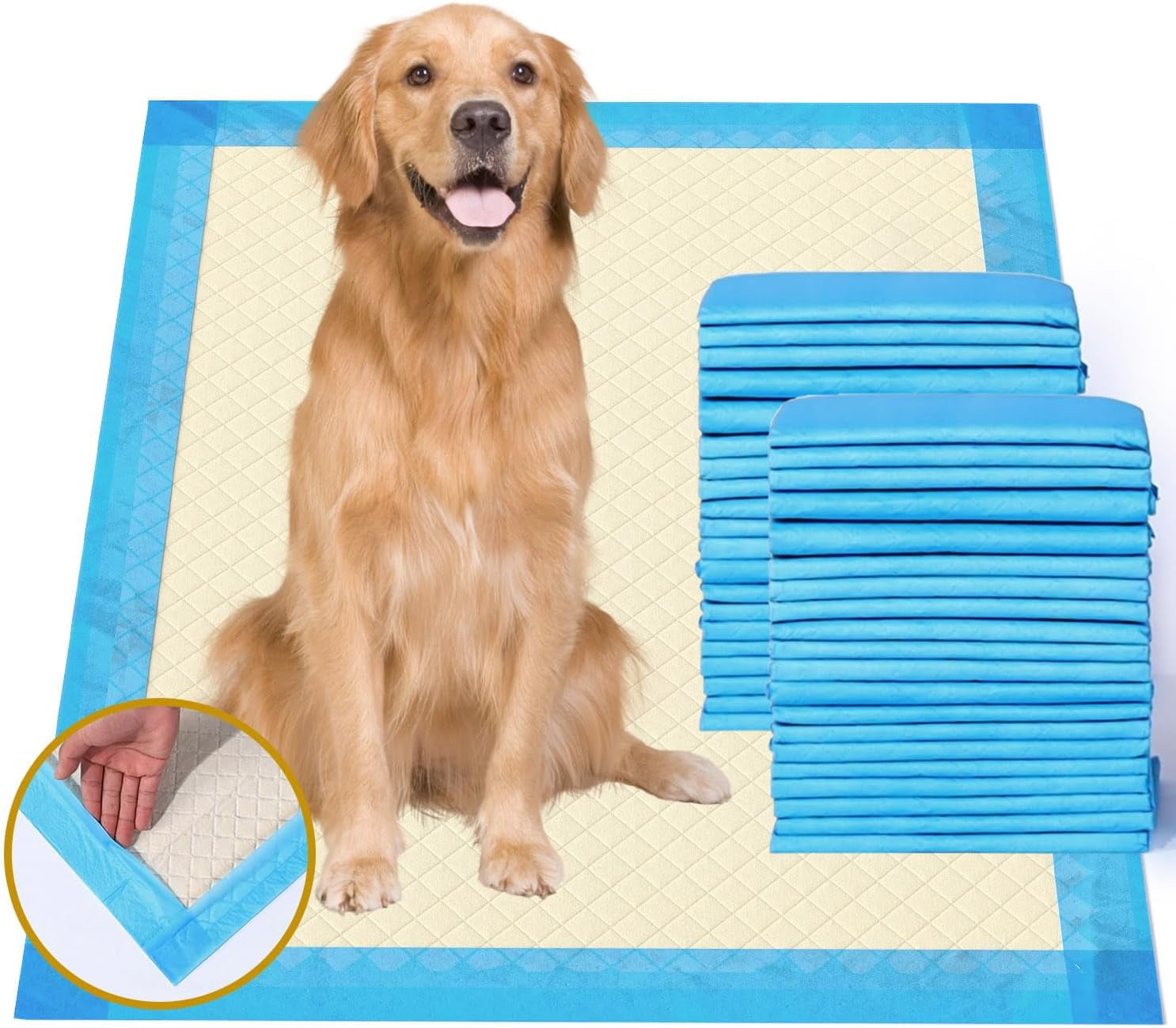 Ultra Absorbent Thicker Dog Pee Pads Extra Large XL 28"x34" Leak-Proof ...