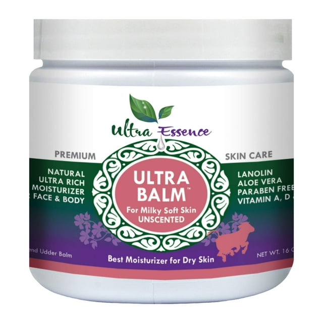 Ultra Balm Daily Moisturizer SBF3 16 oz For Dry Itchy Skin, Psoriasis ...