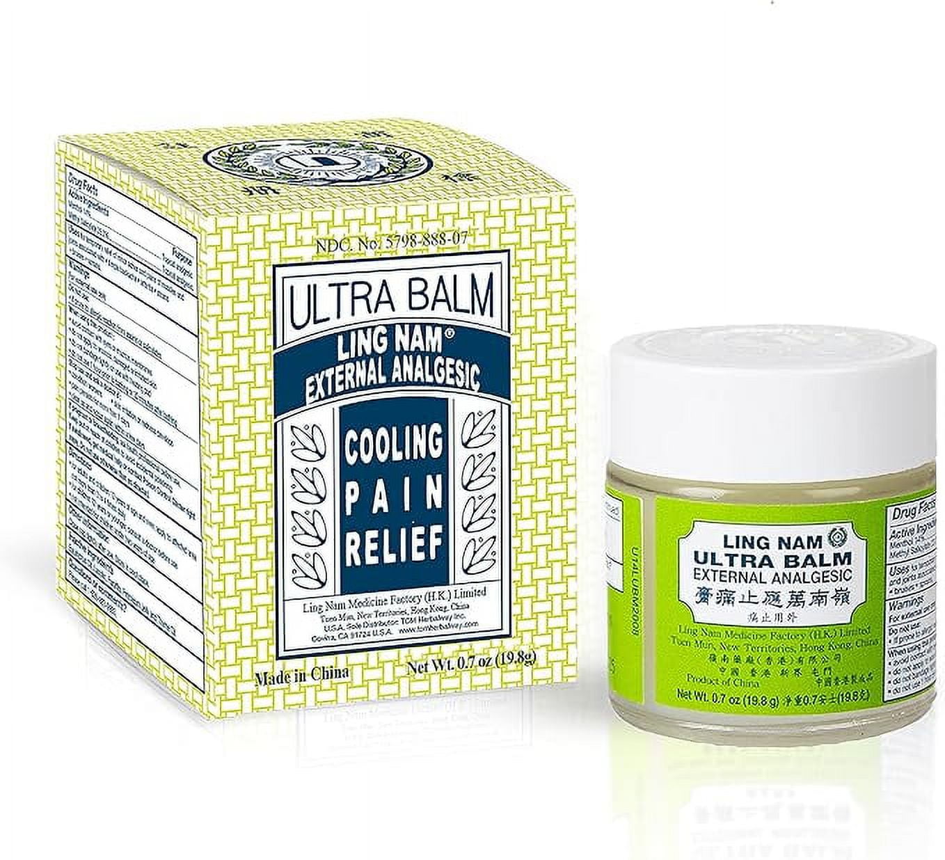 Ultra Balm External Analgesic, for Cooling Pain Relief Simple Backache ...