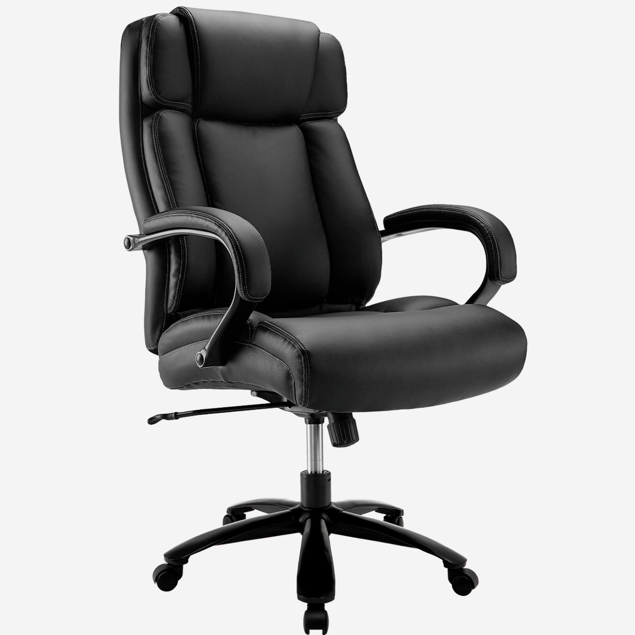 Ultra Big and Tall Desk Chair with Padded Armrest and Adjustable Seat ...