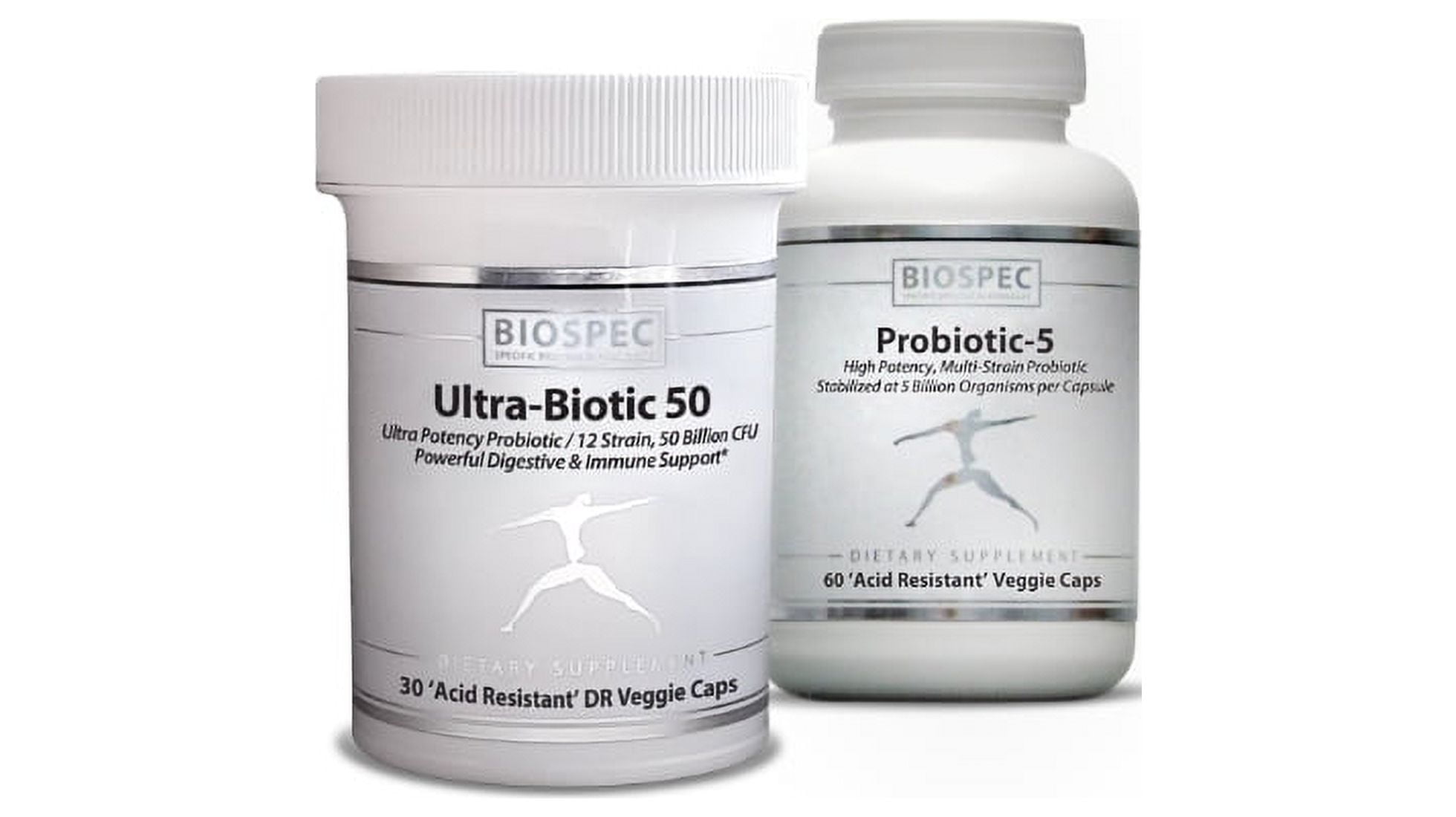 BioSpec Products Ultra-Biotic 50, 50 Billion CFUs, 7 Probiotic Strains ...