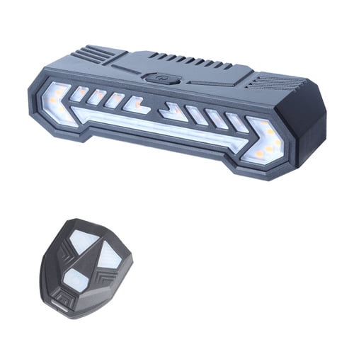 Ultra Bright Bike Turn Signals Light, Rechargeable Bike Tail Light with Turn Signals, Wireless ...