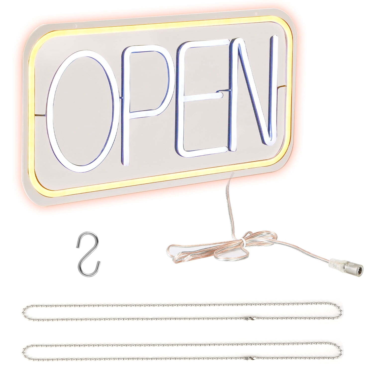 Ultra Bright LED Business Sign Neon Light Animated Motion with ON/OFF ...