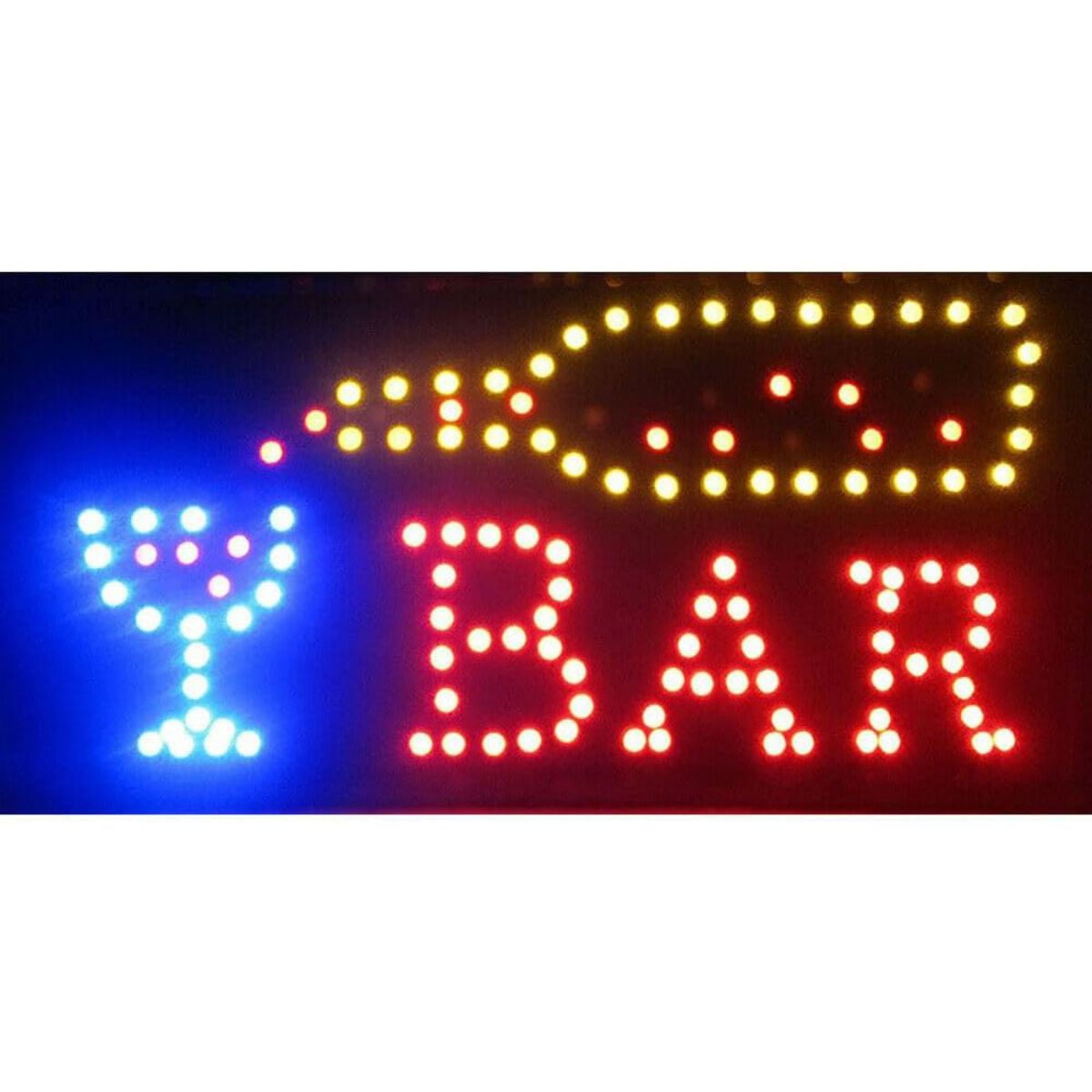 Ultra Bright LED Neon Open Sign, 19" x 10" Large Animated Motion ...