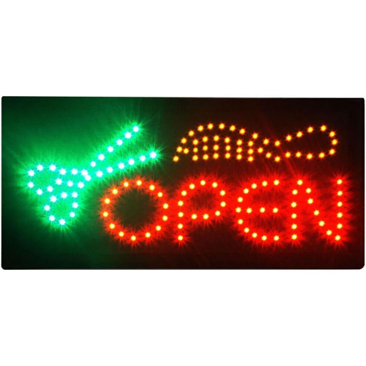 Ultra Bright LED Neon Open Sign, 19" x 10" Large Animated Motion ...