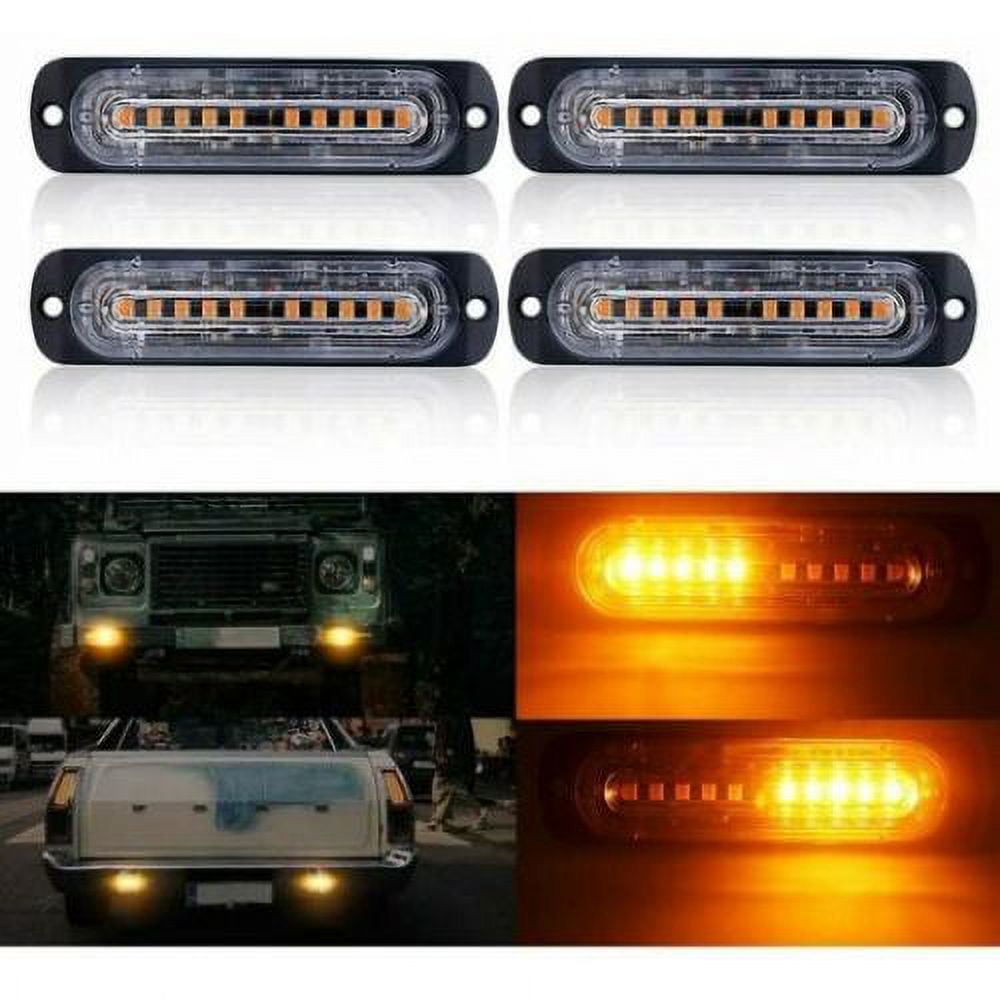 Ultra Bright Led Grid Light For Vehicles, Multiple Strobe Modes With ...