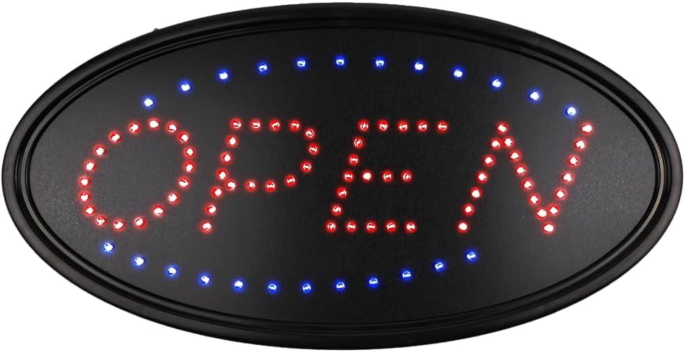 Ultra Bright Open Neon Light Sign For Business Window, Storefront Door ...
