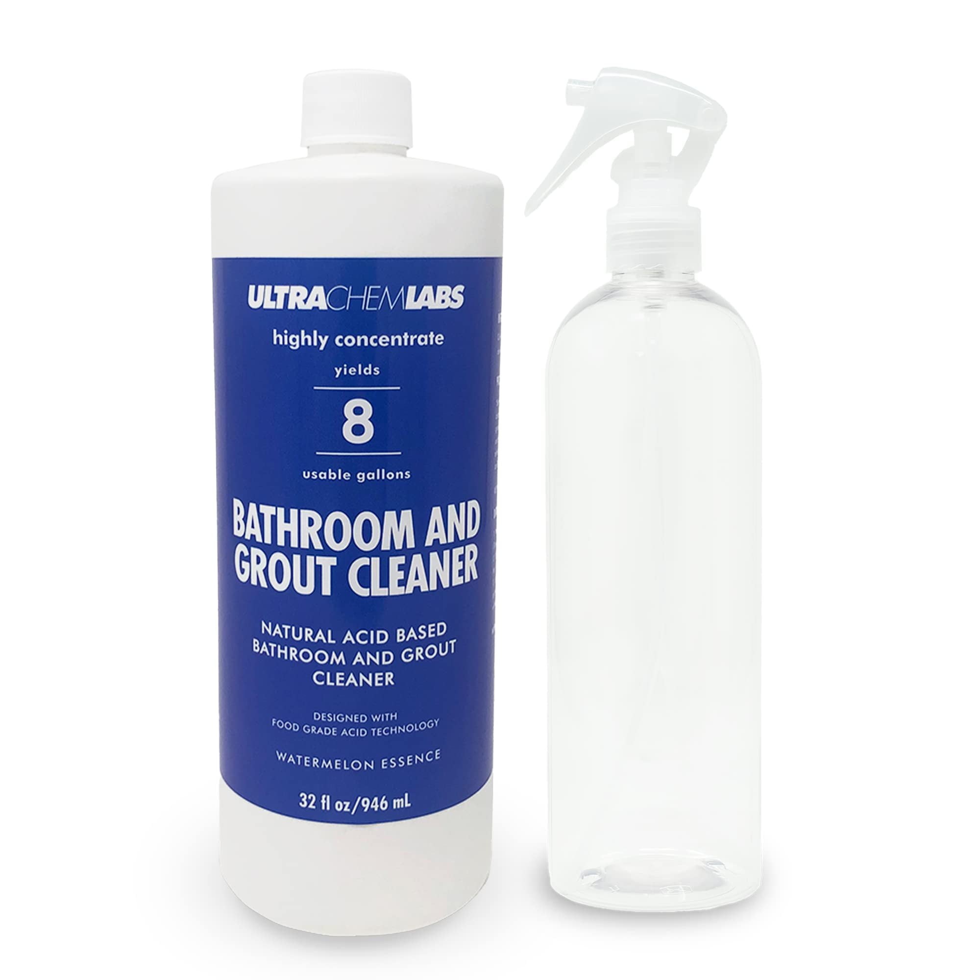 Ultra Chem Labs - Commercial Bathroom and Grout Cleaner with Spray ...