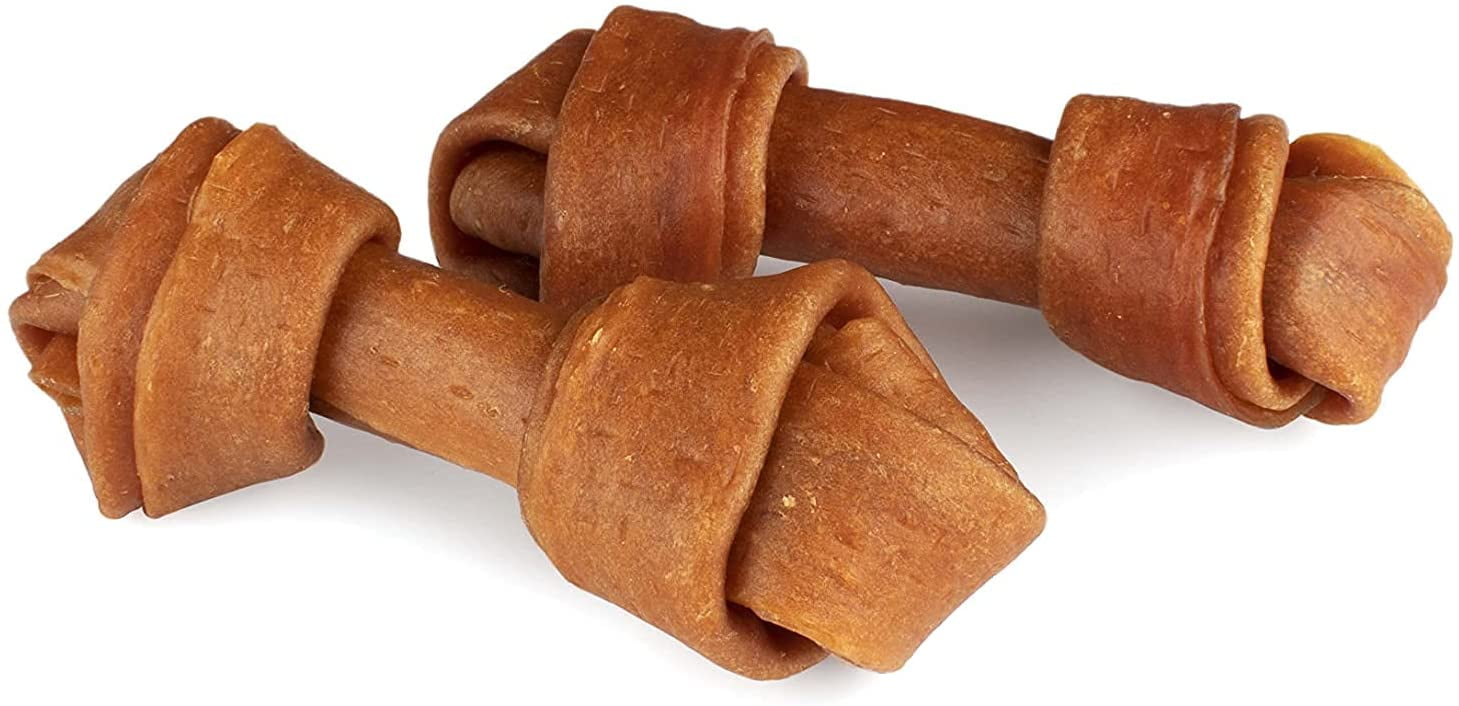 Ultra Chewy - Turkey Tendon Dog Chew Treats, Knotted Bones, 5 inch - 3 ...