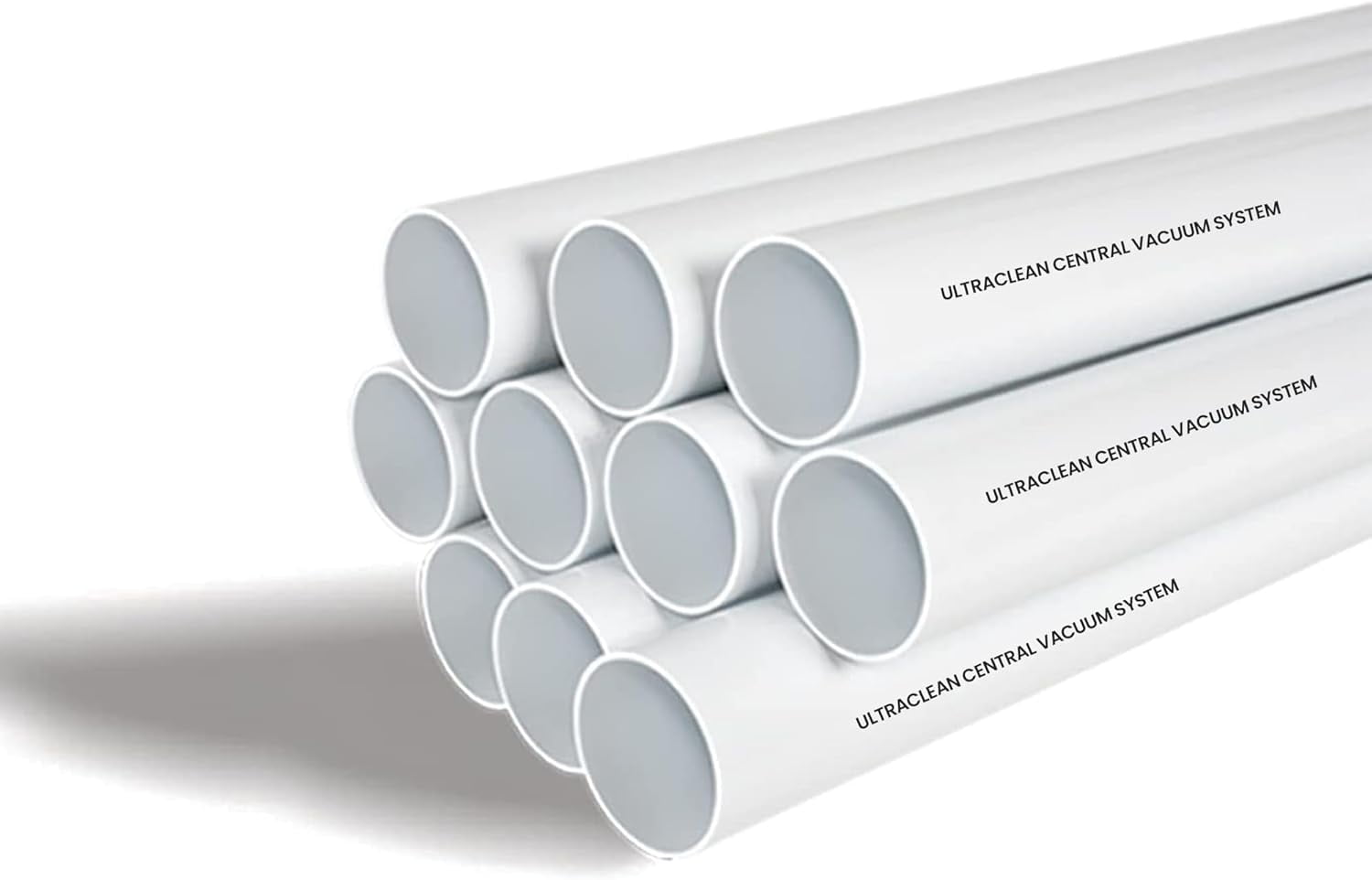 Ultra Clean Central Vacuum 2” PVC Pipe Compatible with All Brands such ...