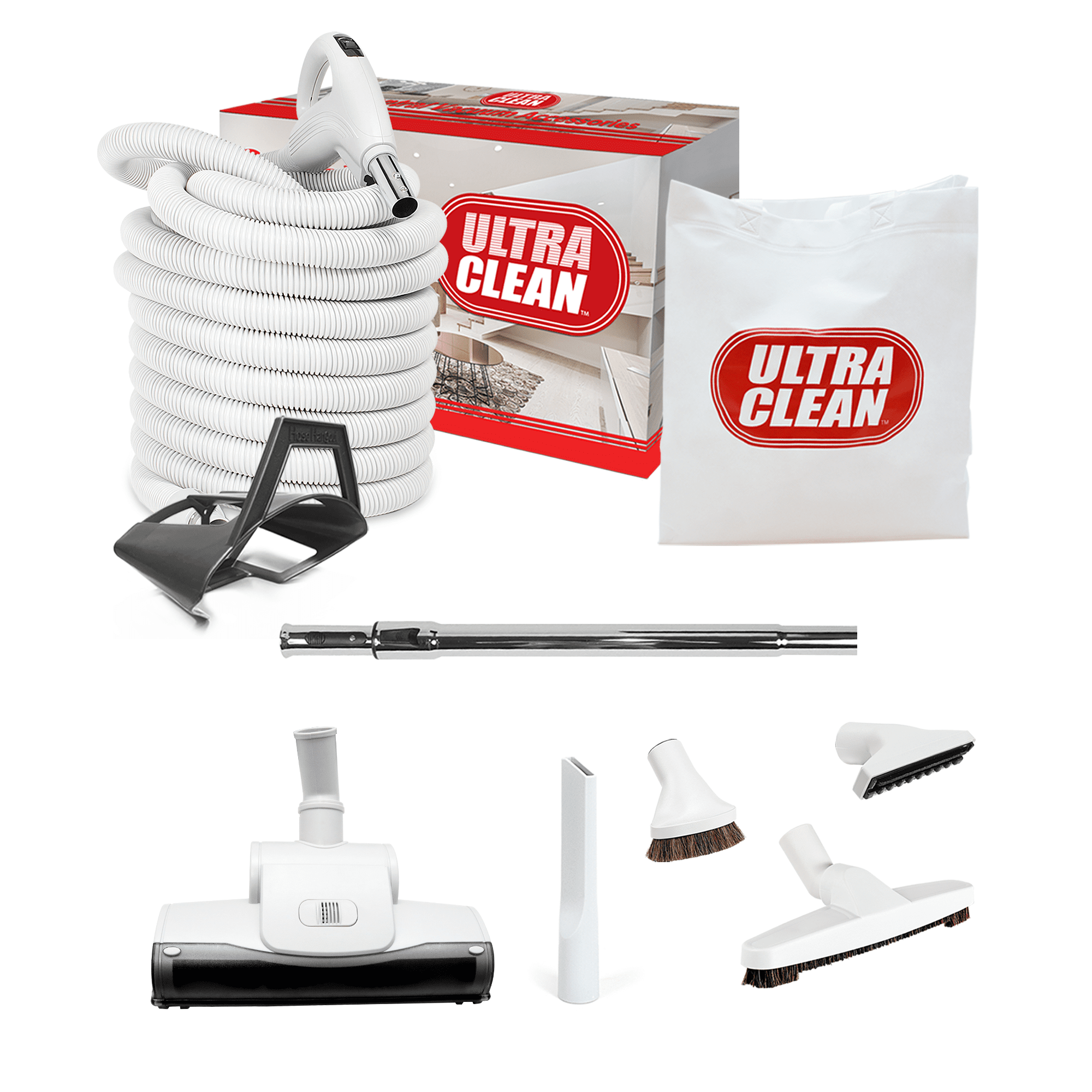 Ultra Clean Central Vacuum Air-Driven Low-Pile Carpet/Rug Turbo Brush ...