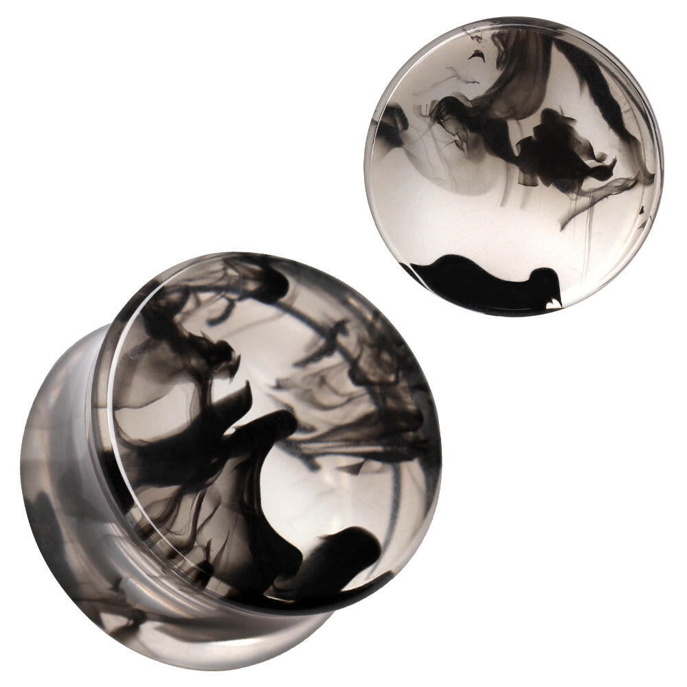 Ultra Clear Acrylic Ink Drop Saddle Plug - Walmart.com