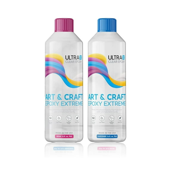 Ultra Clear Art and Craft Epoxy Resin and Hardener | Scratch Resistant ...