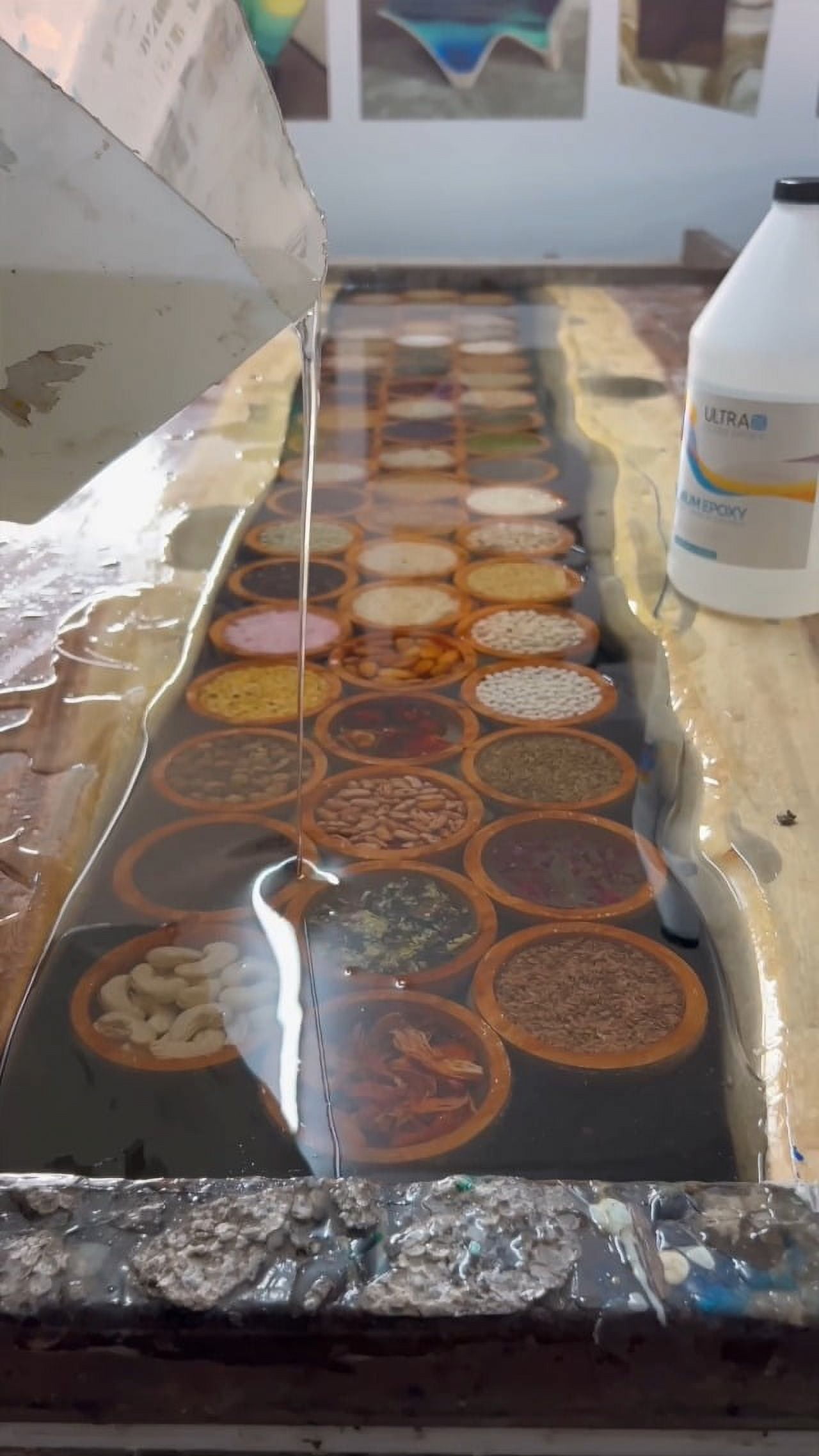 Ultra Clear Deep Pour Epoxy Resin and Hardener for Countertops, River ...