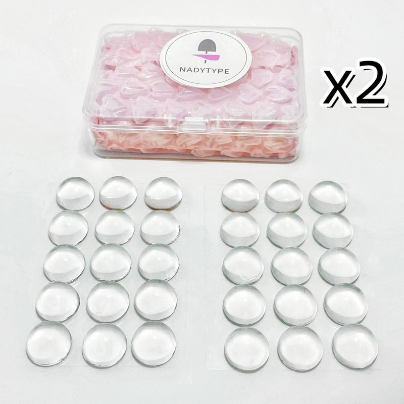 Ultra-Clear Keyboard Sticker for Long Nails - Nano-Glue Adhesive ...