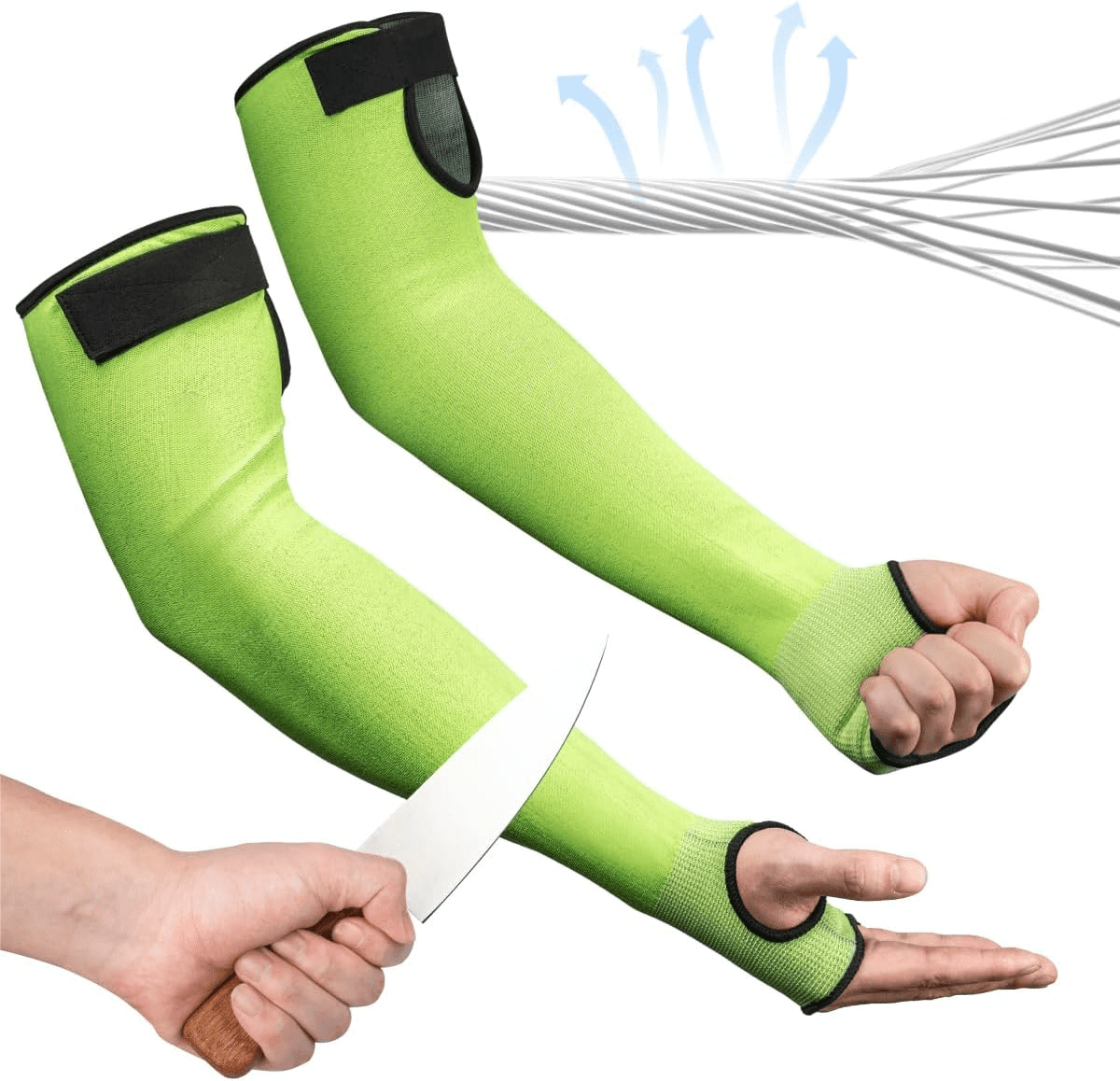 Ultra-Comfort Cut Resistant Sleeves for Thin Skin and Bruising, Cooling ...