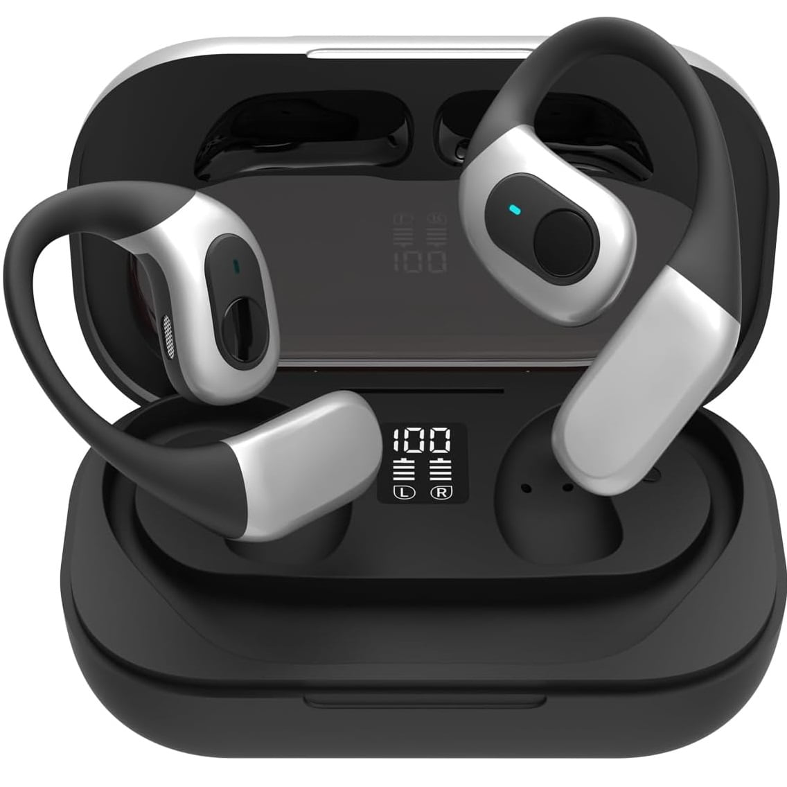 Ultra Comfort Open Ear Earbuds,Open Ear Headphones Wireless Bluetooth ...