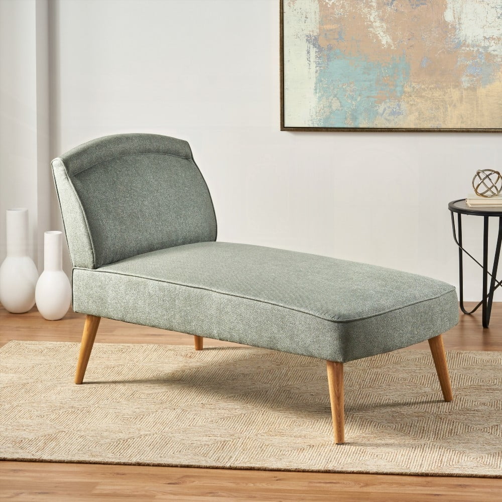 Ultra-Comfortable Chaise Lounge with 100% Polyester Fabric|Includes One ...
