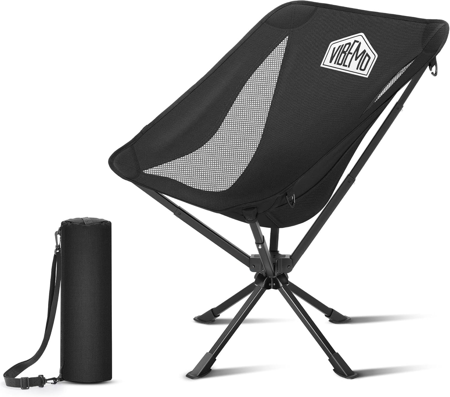 Ultra-Compact Folding Camping Chair, Lightweight Portable Lawn Chair ...