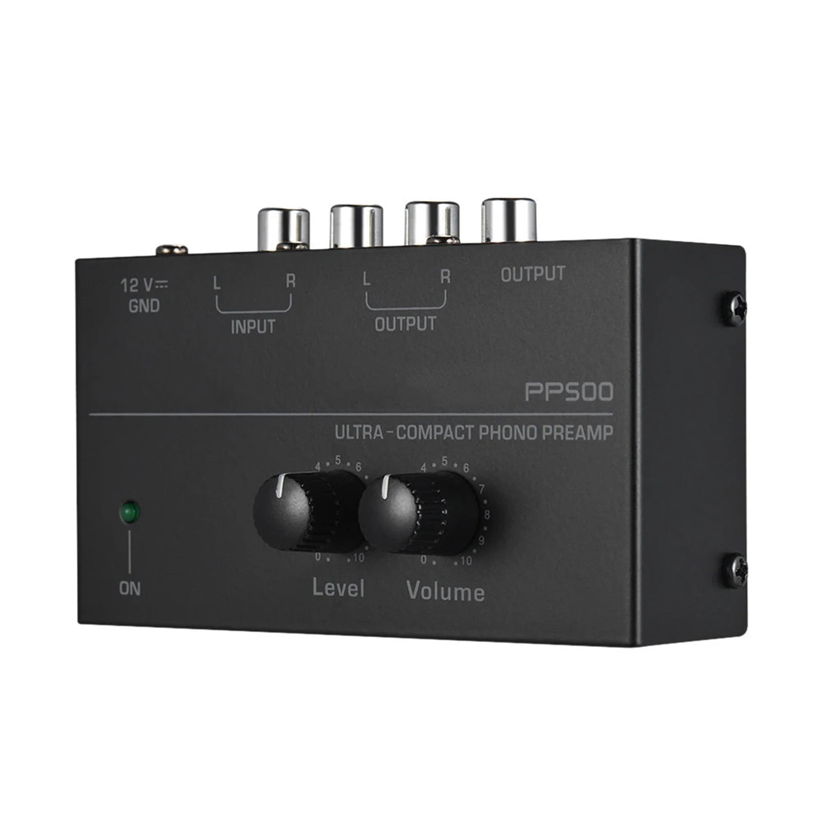 Ultra Compact PP500 Phono Preamplifier With Black Rubber Turntable ...