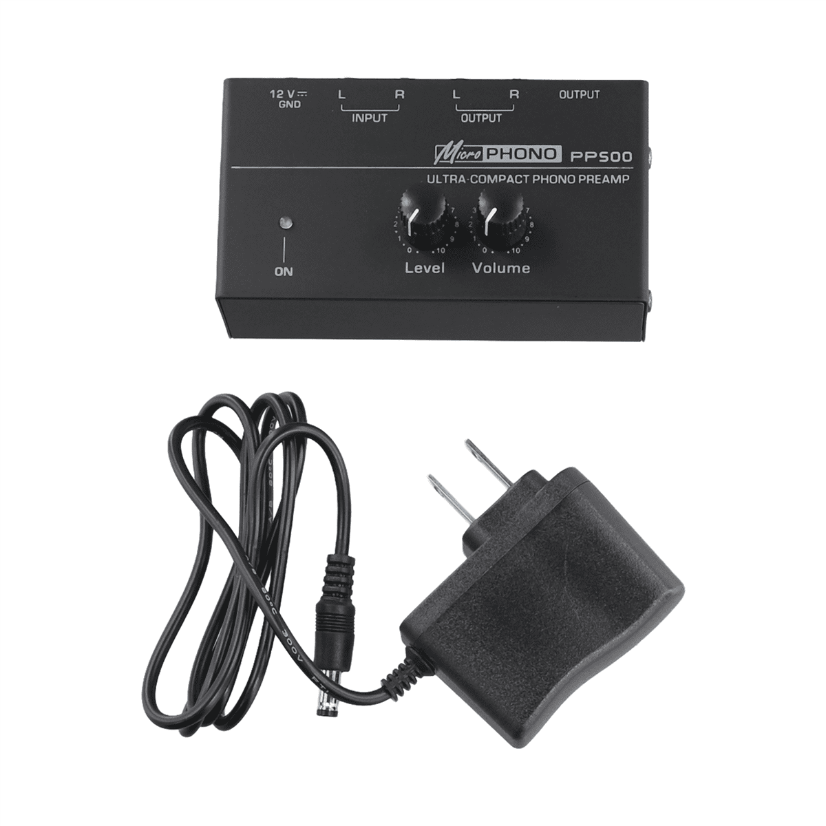 Ultra-Compact Phono Preamp PP500 with Bass Treble Balance Volume ...