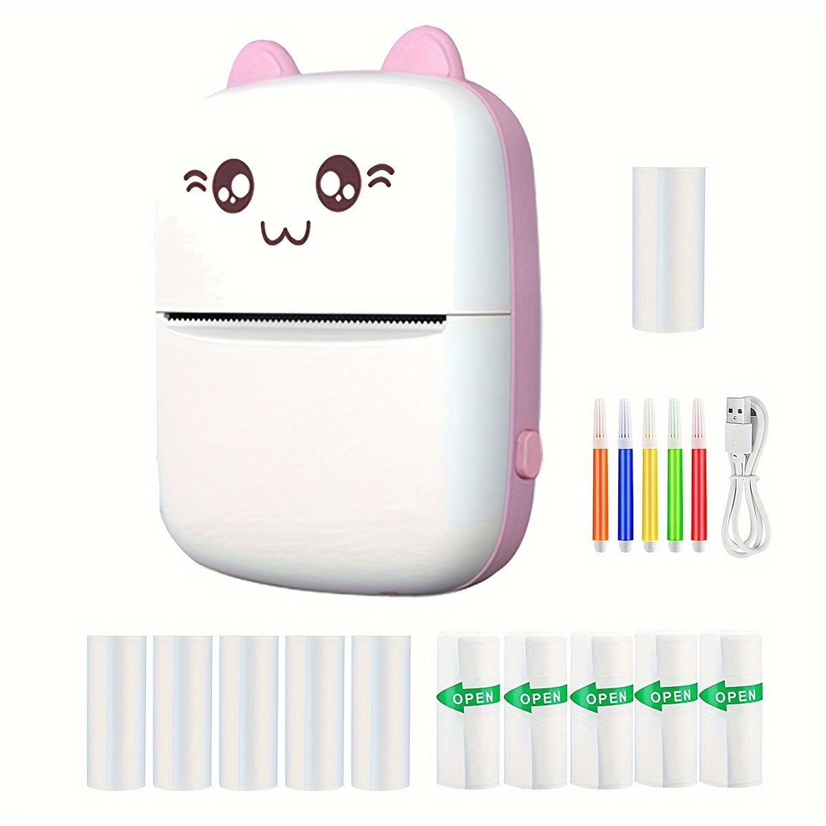 Ultra-Compact Wireless Mini Portable Printer - Effortlessly Print ...
