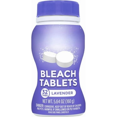 Neat Concentrated Bleach Tablets, Original Scent, 10 Count Tube (3 ...