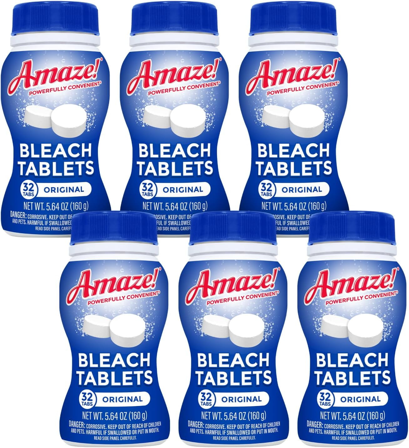 Ultra Concentrated Bleach Tablets [6 bottles] - Original Scent - for ...