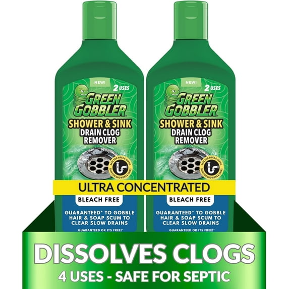 Ultra Concentrated Drain Clog Remover & Cleaner | Powerful Hair, Grease ...