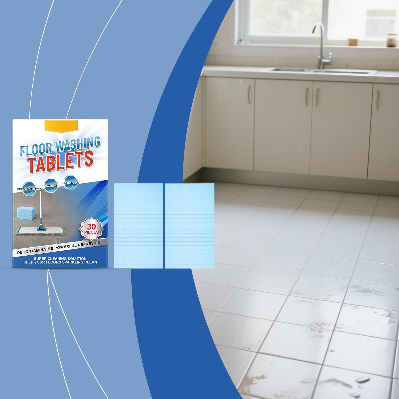 Ultra Concentrated Floor Cleaner For Mopping, Natural Dissolvable ...