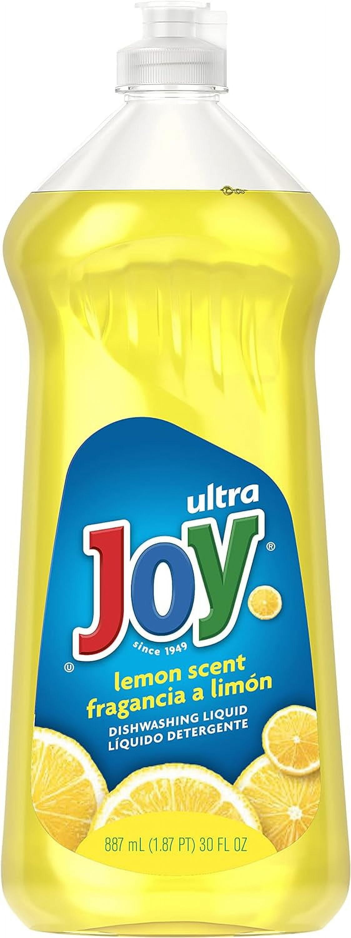 Ultra Dishwashing Liquid, Lemon Scent, 10 Count, 30 Ounce Bottles ...