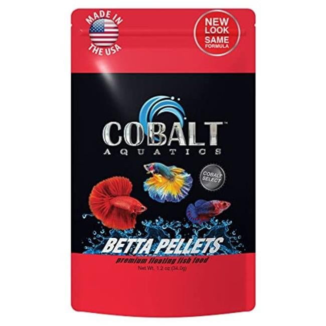 Ultra Distribution Service 1.2 oz Cobalt Select Betta Pellet - Walmart.com