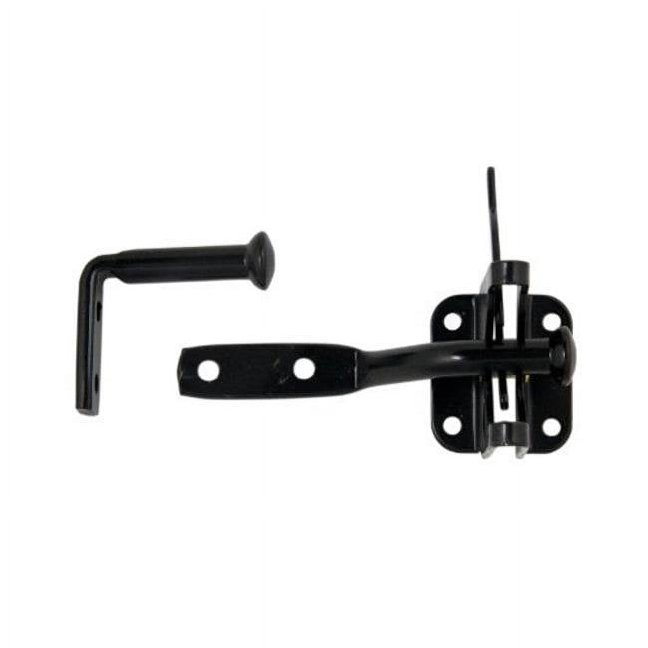 Ultra Div Of Hbc 35940 Gate Latch with Offset Strike, Black - Walmart.com