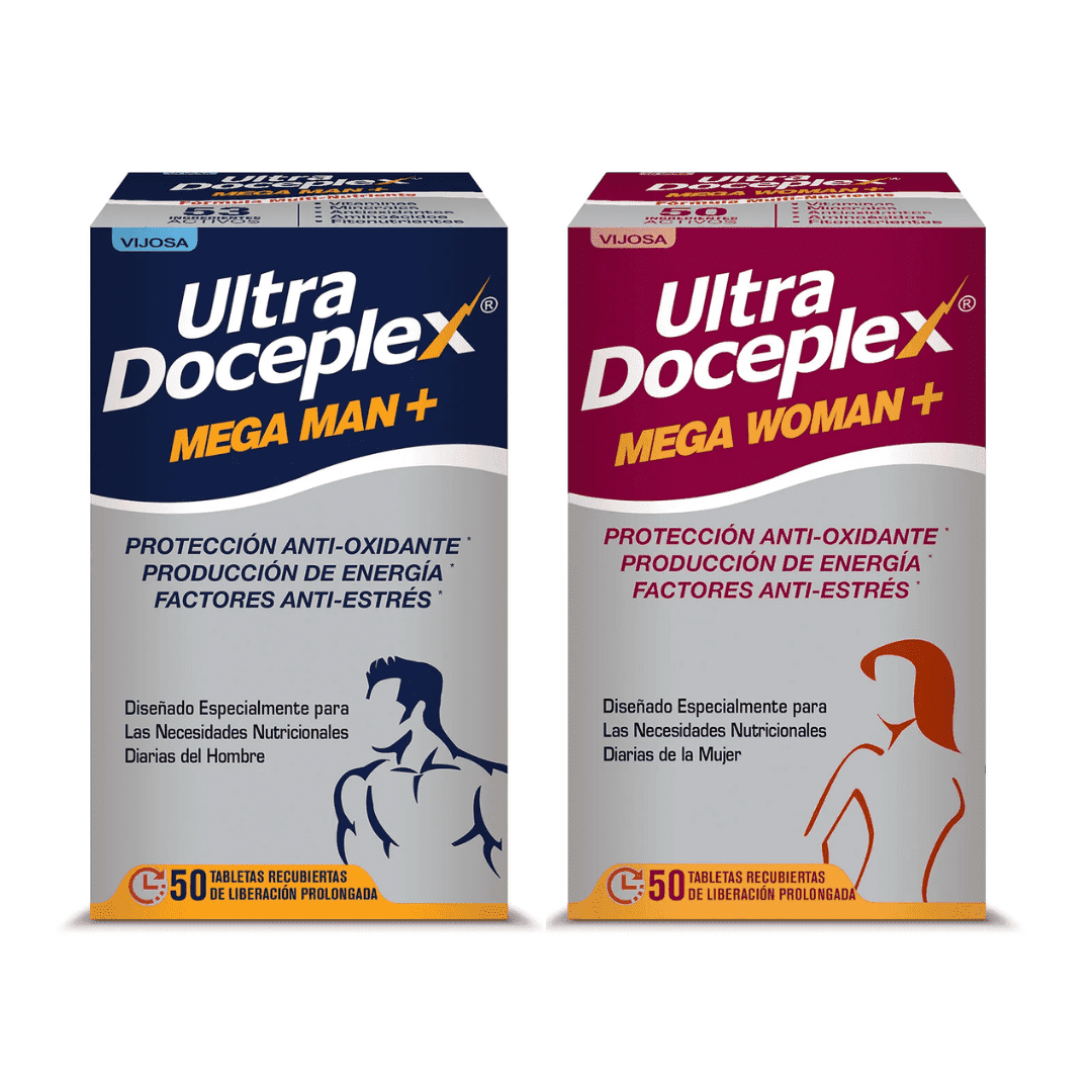 Ultra Doceplex Mega Man+ & Mega Woman+ – Antioxidant, Energy Boost ...
