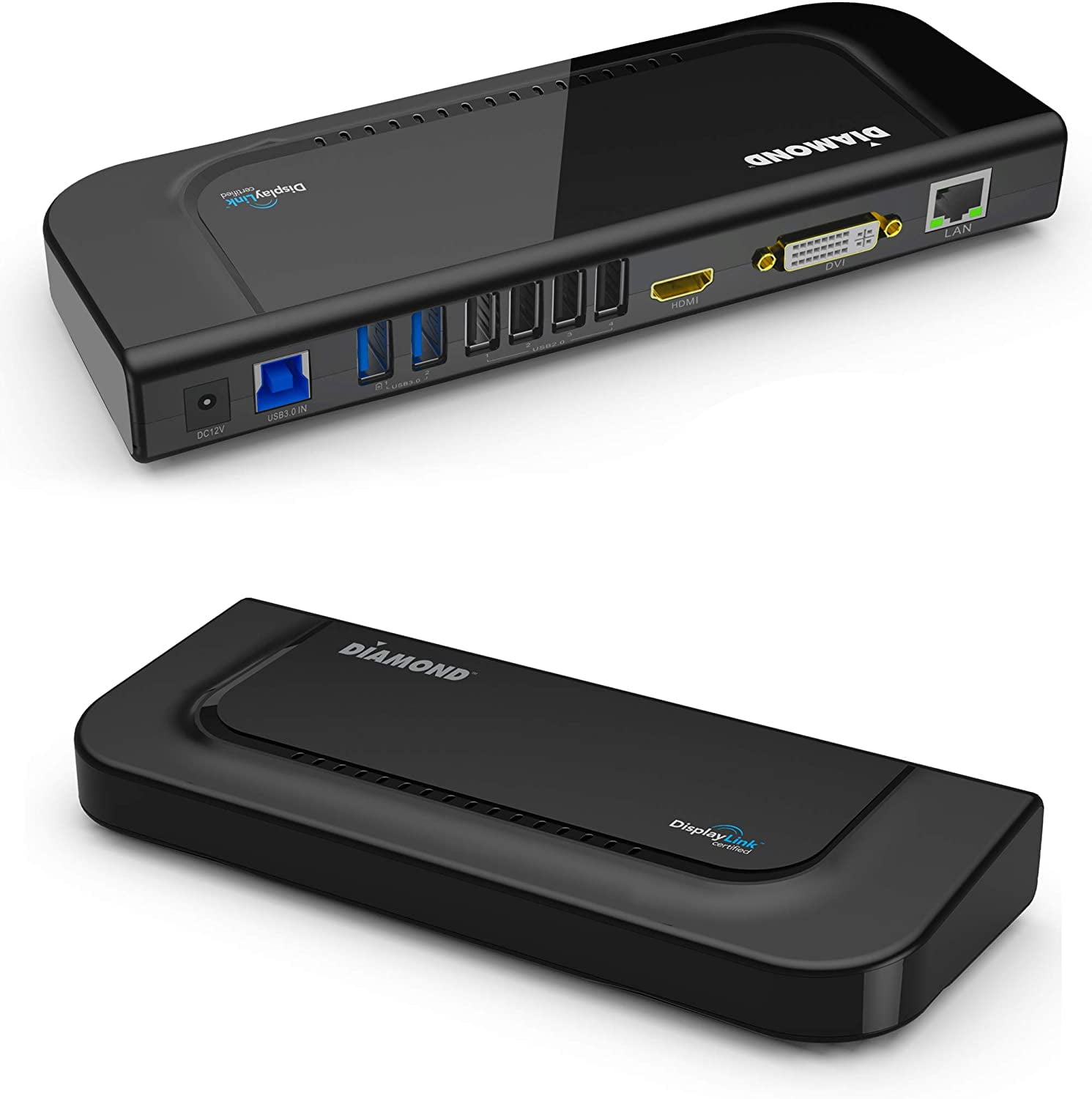 Ultra Dock Dual Video USB 3.0/2.0 Universal Docking Station with ...