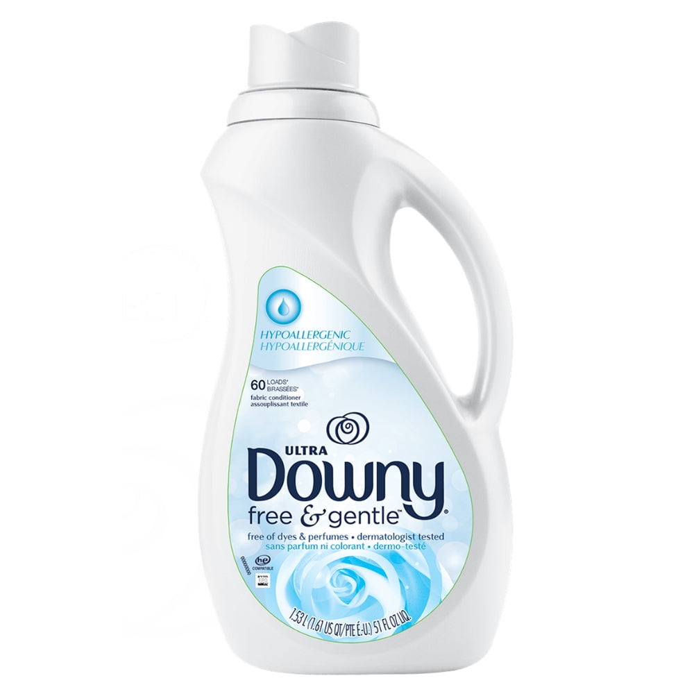 Ultra Downy 39686 Free & Gentle Liquid Fabric Softener, 51 Oz (60 Loads ...