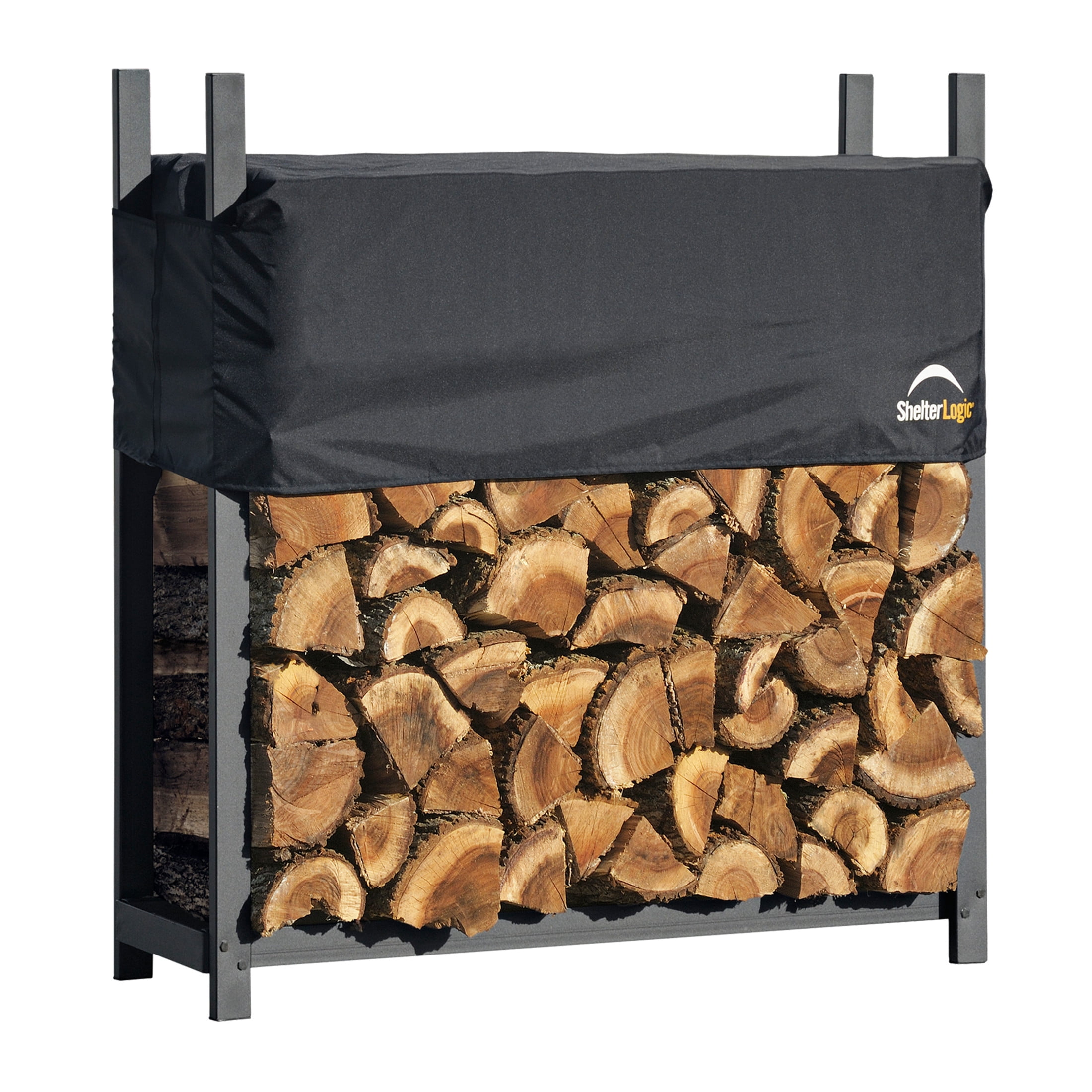 Ultra Duty Firewood Rack with Cover in 4 ft. - Walmart.com