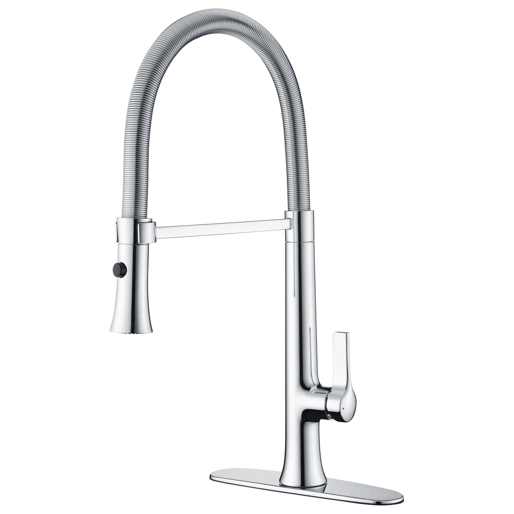 Ultra Faucets UltraFaucets Nita Collection Spring Spout Kitchen Faucet ...